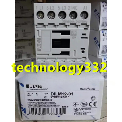 1PC NEW EATON MOELLER DILM12-01(230V50Hz,240V60Hz) contactor #MX | eBay