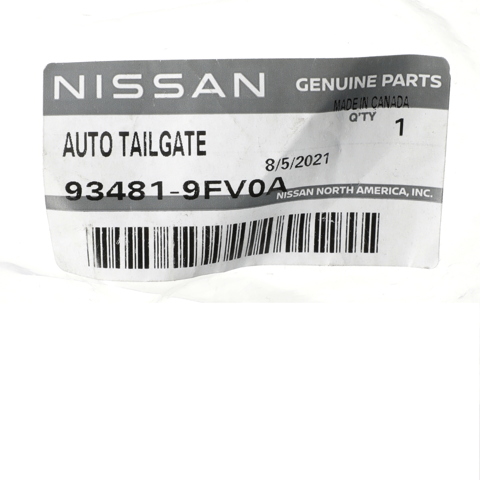 OEM 2004-2022 Nissan Titan Left Rear Tailgate Hinge Bracket NEW 93481 ...