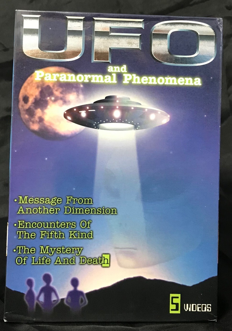 VHS UFO and Paranormal Phenomena Box Set 5 tapes 1996 aliens Sc-fi ...