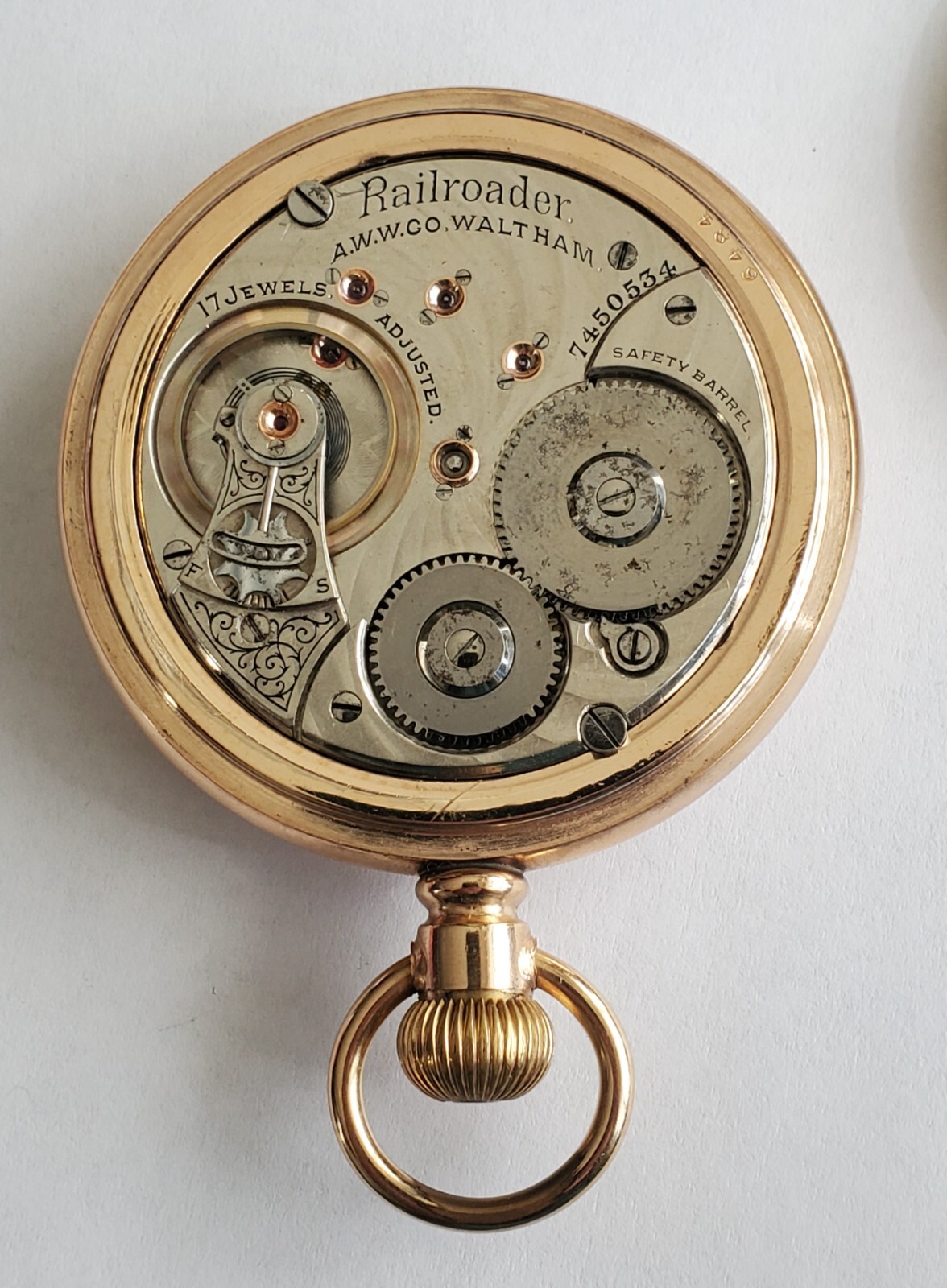 Scarce 18s Waltham Model 1892 "Railroader" Grade 17 Jewels Running ...