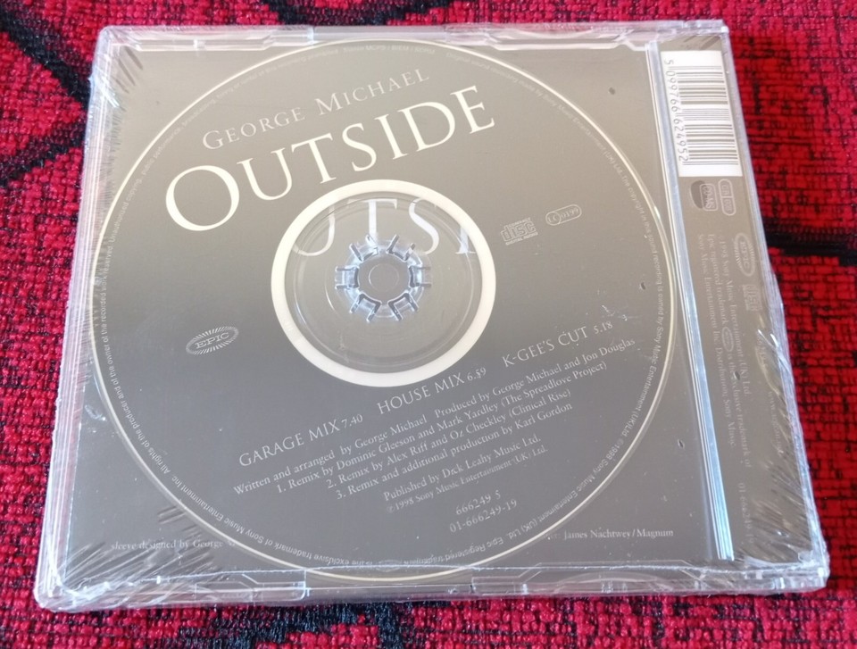 GEORGE MICHAEL ** Outside - The Mixes ** ORIGINAL 1998 UK CD SINGLE ...
