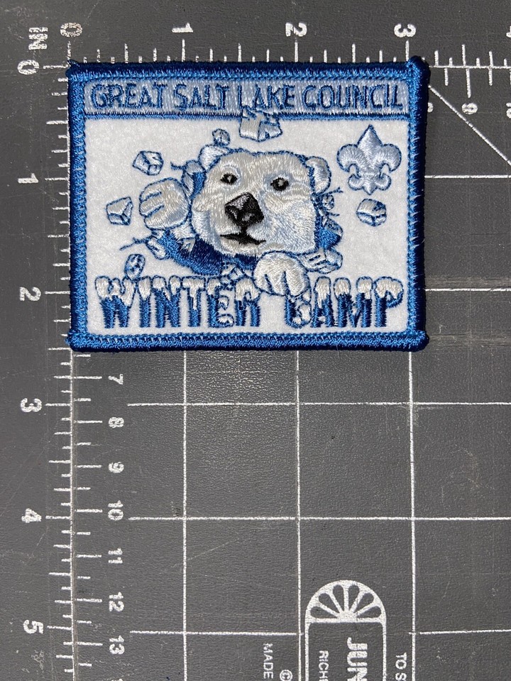 Great Salt Lake Council Winter Camp Patch BSA Boy Scouts Polar Bear ...