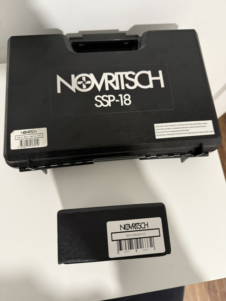 Novritsch SSP18 Airsoft Pistol w/ tracer unit & red dot | eBay