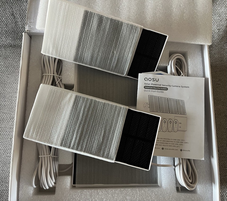 AOSU Solar Camera Security Outdoor - 3K/5MP Security Cameras Wireless ...