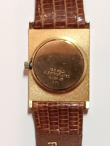 catena watch Quartz Unisex 7 Jewels 18k GOLD ELECTROPLATED Swiss Made ...