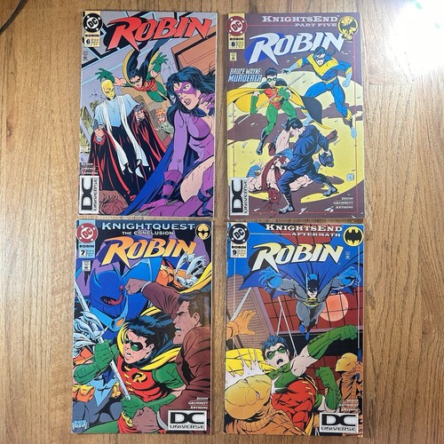 DC Universe Logo Variants Robin #6 #7 #8 #9 Comic Book Lot 1994 FN/VFNM ...
