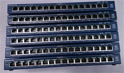 Used 16 Port 10/100/1000 GS116 Functional Gigabit Ethernet Switch ...