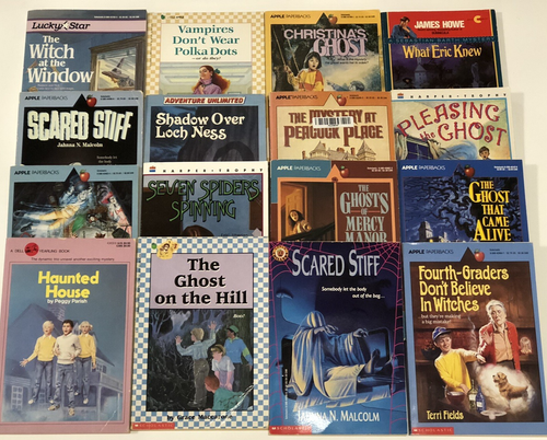 80s 90s Kids Chapter Books - Lot of 16 Vintage Children Books Ghosts ...