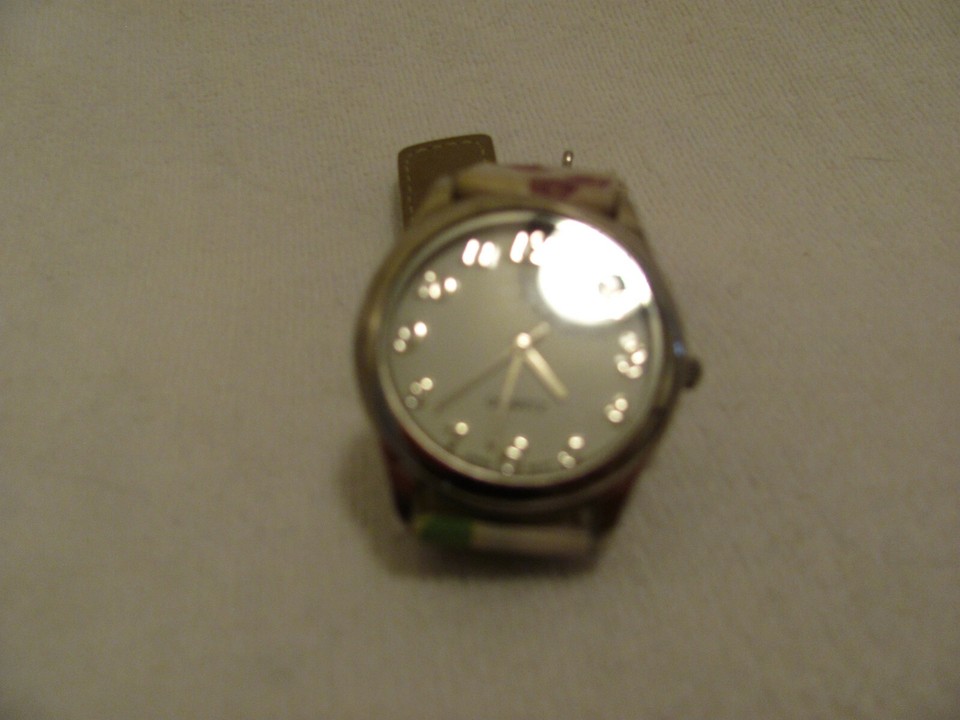 Used Avon Quartz Ladies Watch with a Colorful "Sandles" Band - Need ...