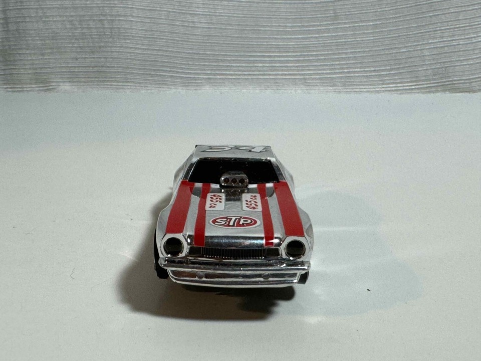 Tyco Pinto Funny Car HO Slot Car TESTED RARE Chrome STP Collectors ...