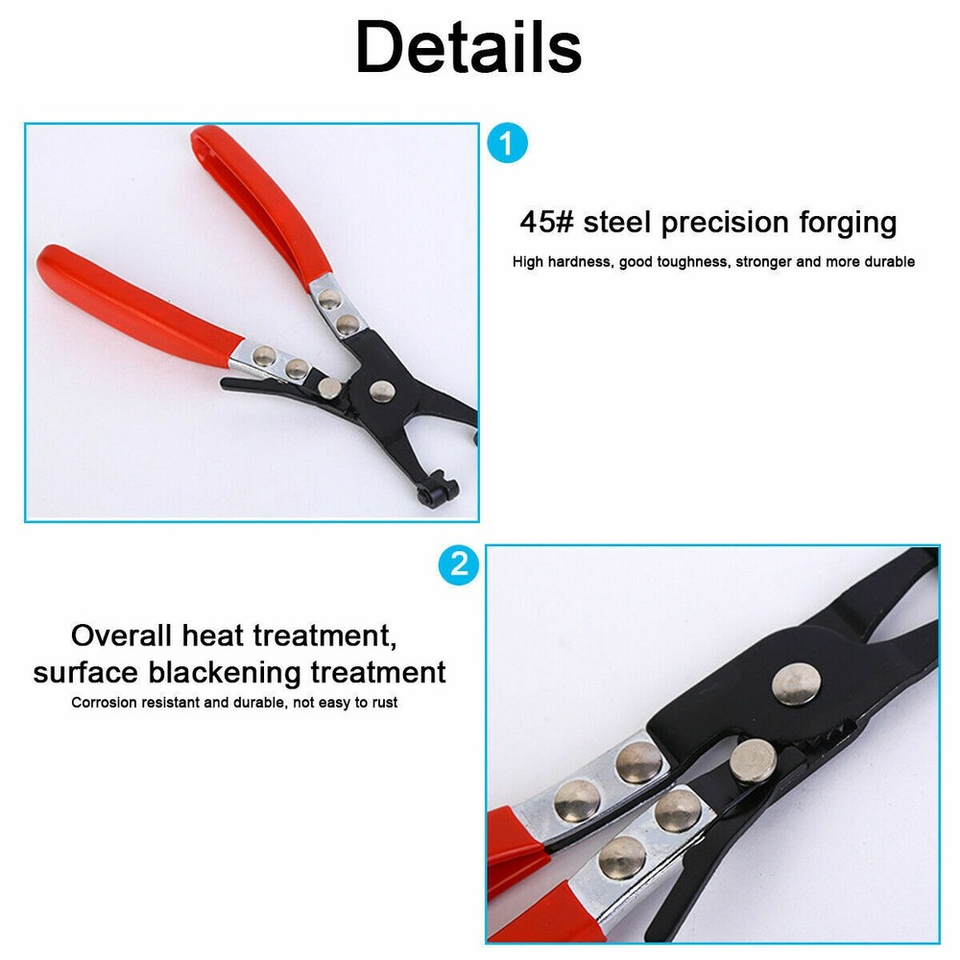 Hose Clamp Pliers Car Water Pipe Fuel Spring Bundle Removal Tools Car ...