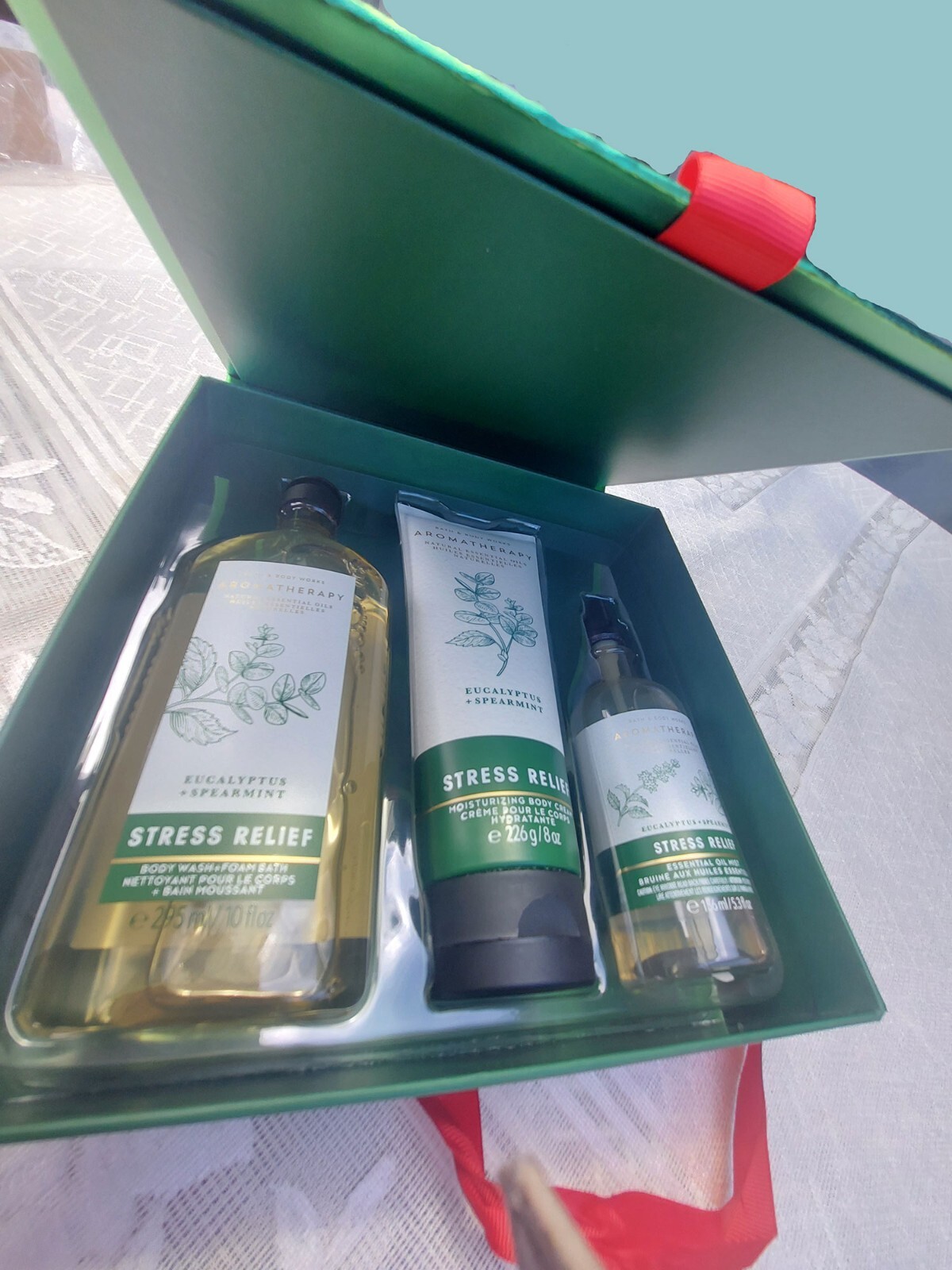 Bath & Body Works Eucalyptus Mint Gift Set Stress Relief Mothers Day ...