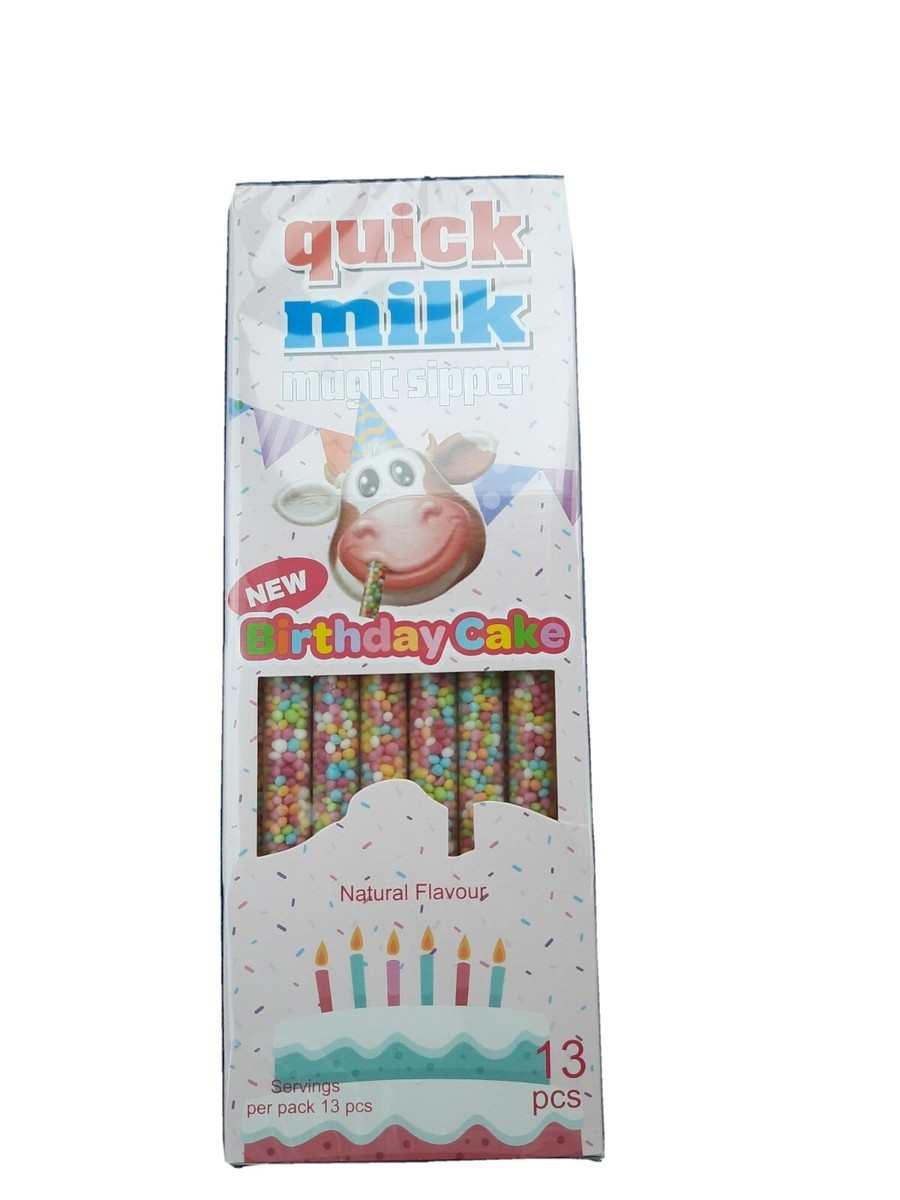 Milk Straws QUICK MILK Magic Sipper Milkshake Straws | Flavoured Milk