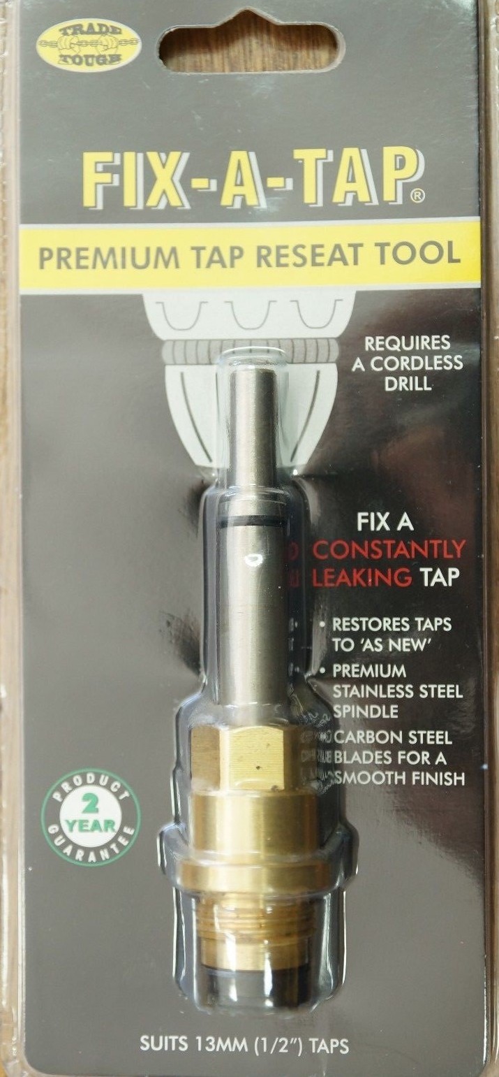 Fix-A-Tap Premium Tap Reseating Tool Drill Powered 13mm / 1/2" Taps ...