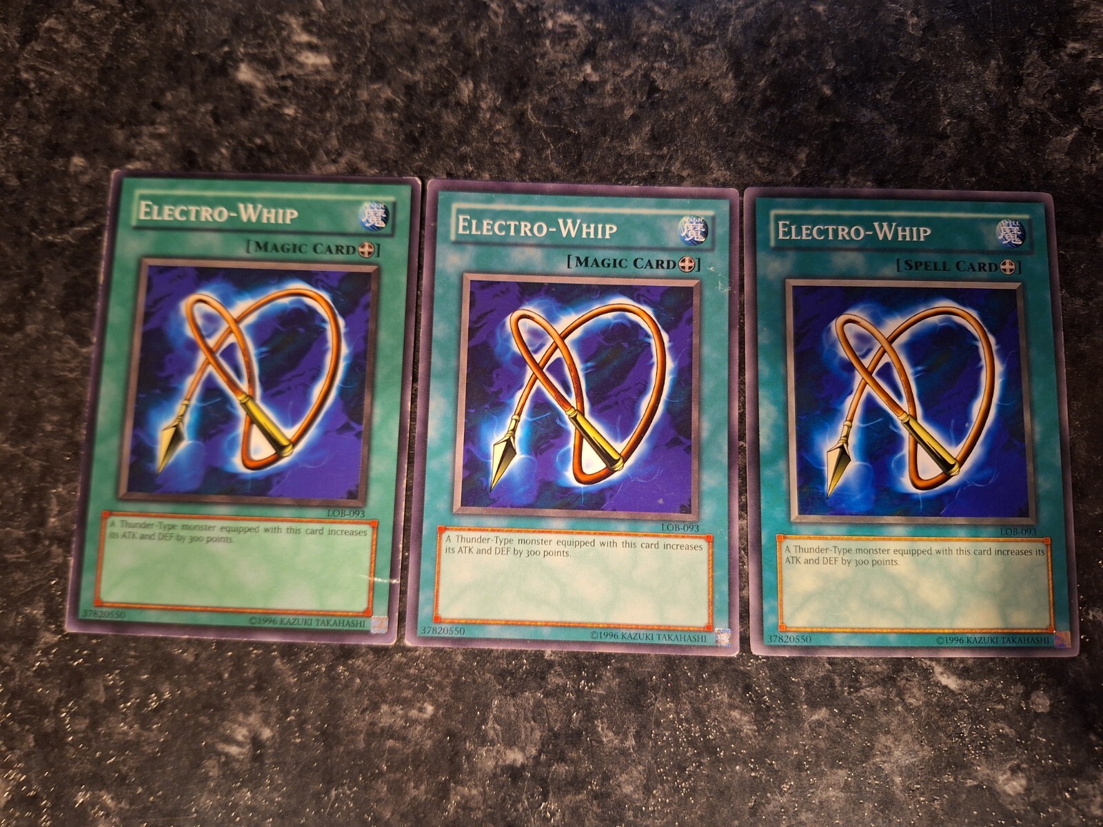 3X Electro-Whip LOB-093 - Yugioh Yu Gi Oh! Playset | eBay