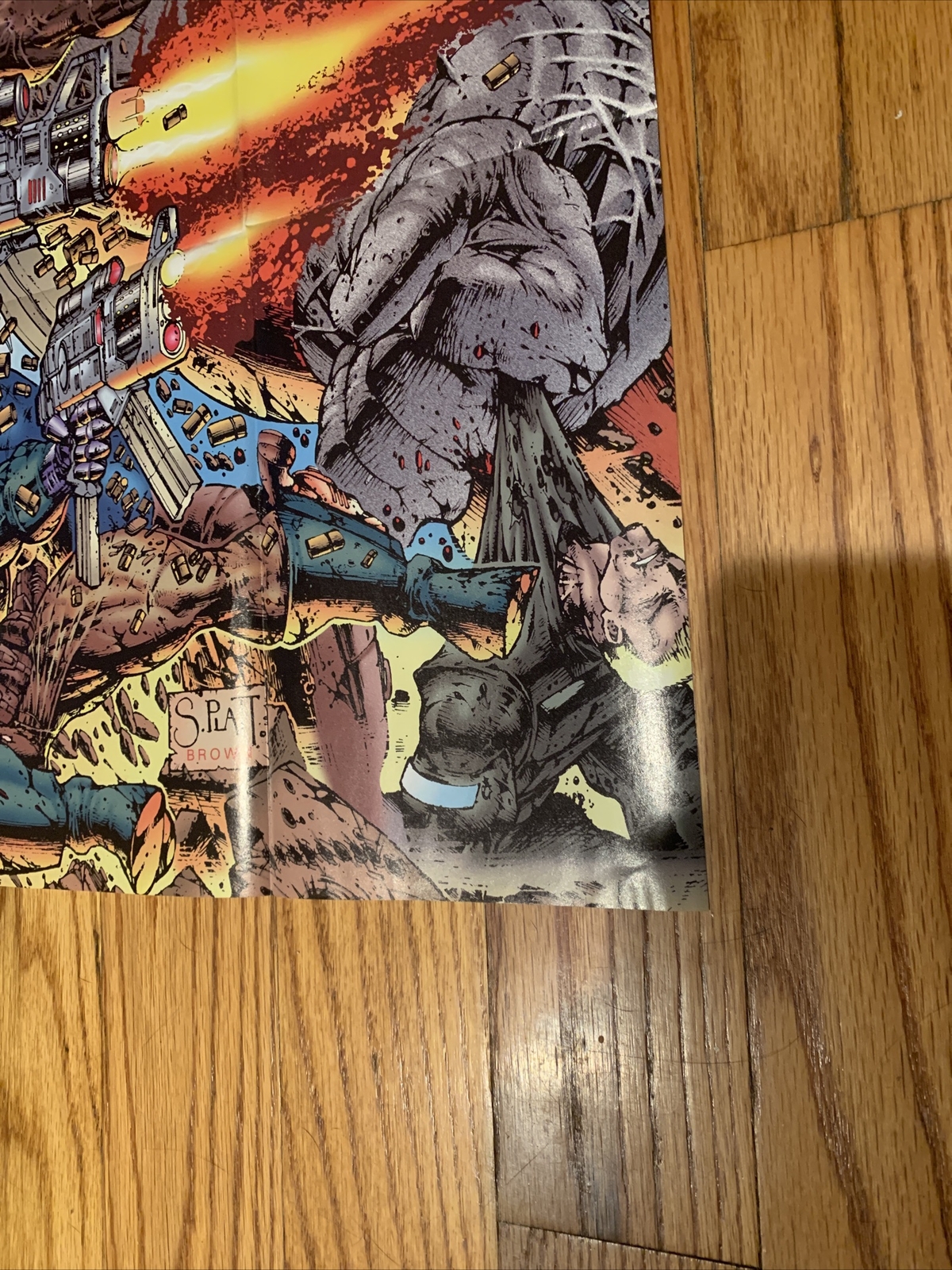 1994-95 Marvel Prophet Chapel Badrock Kirby Rob Liefeld Promo Poster NM ...