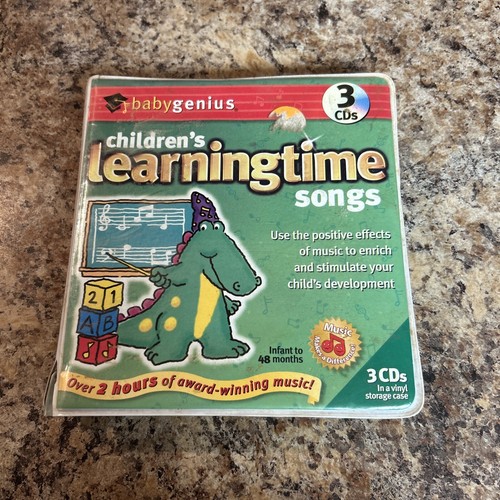 Learningtime Baby Genius 3 CD Set - Nursery Rhymes, Nature, Best IQ Builder EUC | eBay