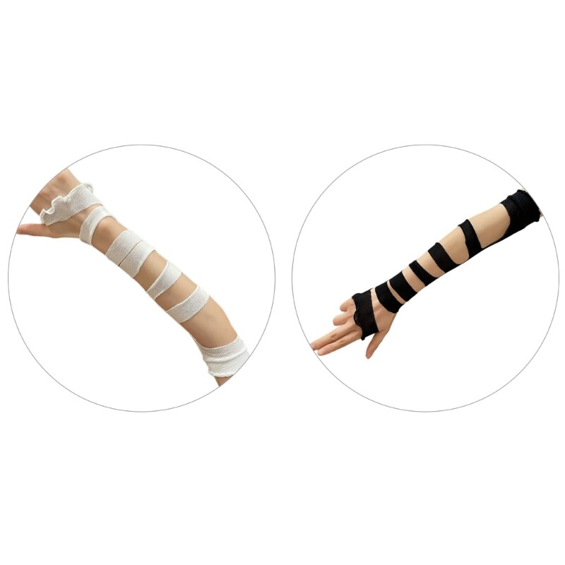 Bandages Gloves for Women Japanese Arm Sleeves JkStyle Arm Cover | eBay