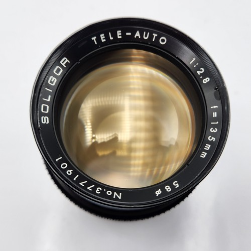 Soligor 135mm F2.8 Telephoto Portrait Prime Lens for Canon FD Mount SLR ...