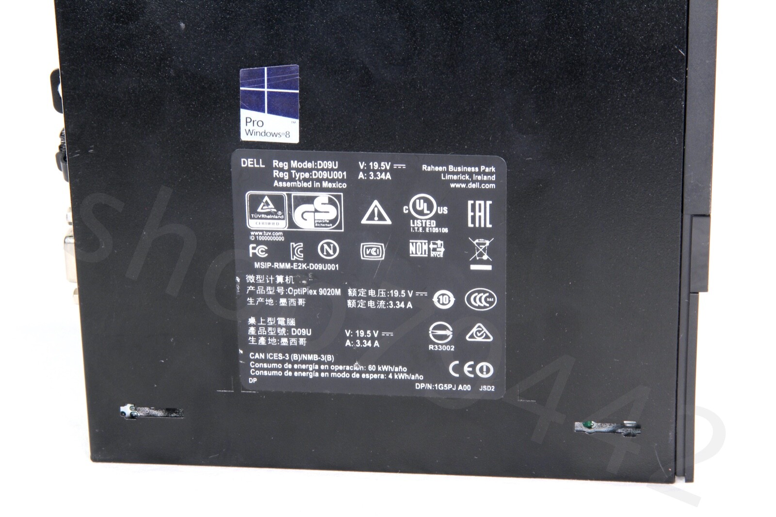 DELL OptiPlex 9020 D09U Intel Wiped Windows 10 INSTALLED Complete Power ...