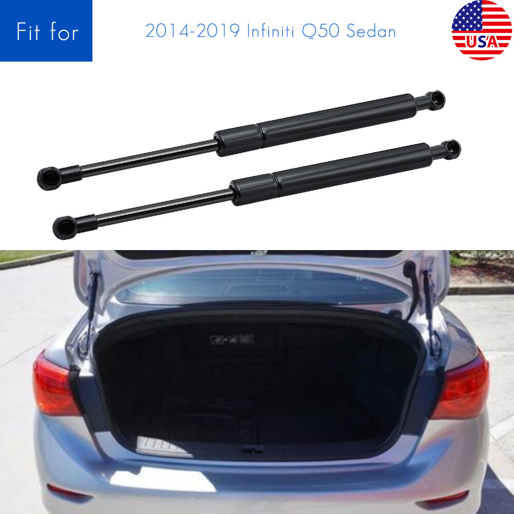 2Pc For Infiniti Q50 2014-18 Rear Trunk Gas Lift Supports Struts Shocks ...