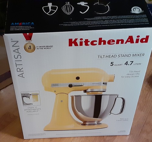 KitchenAid Artisan 5-Quart Mixer KSM150 - Majestic Yellow | eBay