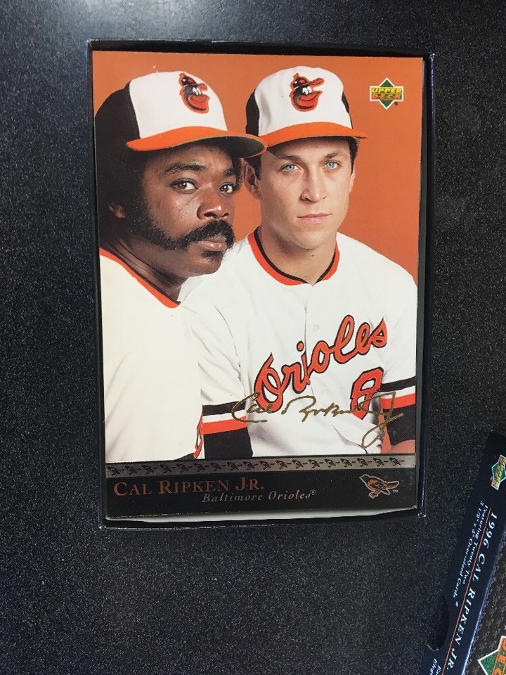 1996 Upper Deck Cal Ripken Jr Collection 22-3x5 Oversized Gold Foil ...