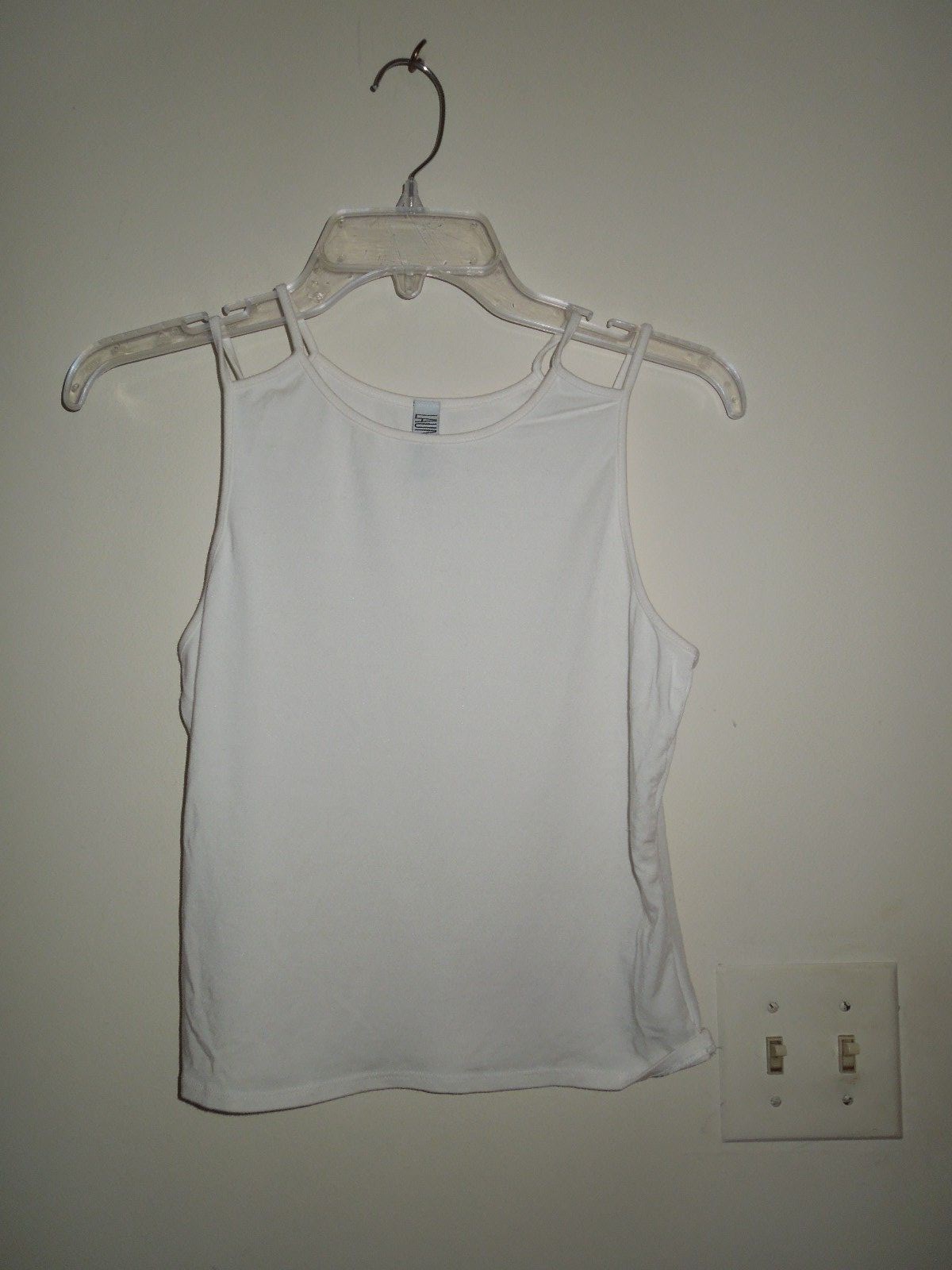 NWOT Laundry by Shelli Segal White Modal Blend Tank Large USA | eBay