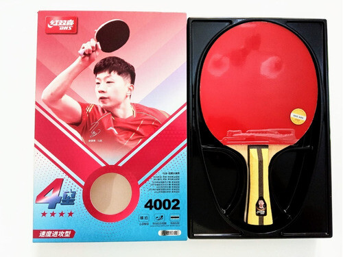 DHS Table Tennis Racket 4002, Ping Pong Paddle- Shakehand with case | eBay