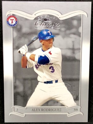 ALEX RODRIGUEZ 2003 Donruss Classics NATIONAL STAMP SILVER PARALLEL #4/ ...