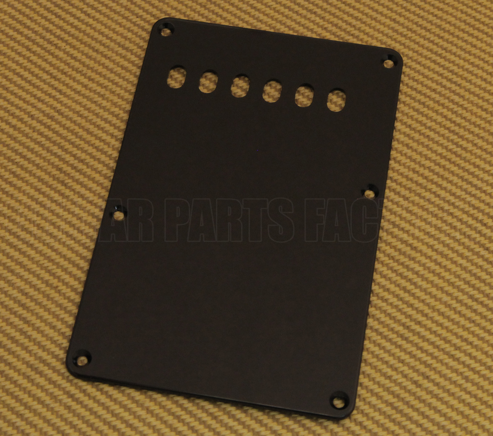 PG-0576-E23 1-ply Black Back Plate 6 String Holes for Strat Guitar | eBay