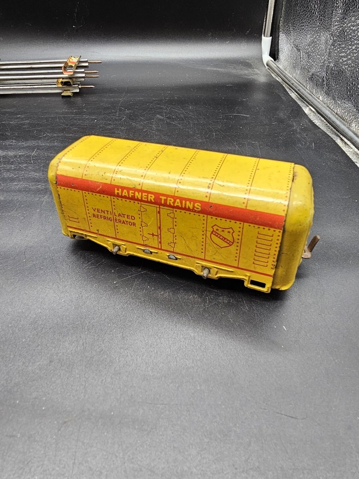Hafner 1010 O Windup Locomotive Train Set Plus Tracks Vtg Works | eBay