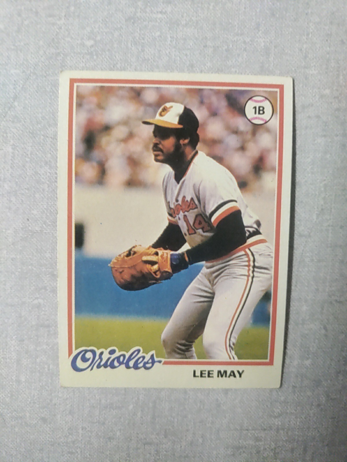 1978 TOPPS:::.BASEBALL #640 LEE MAY ORIOLES Ex Read Description | eBay