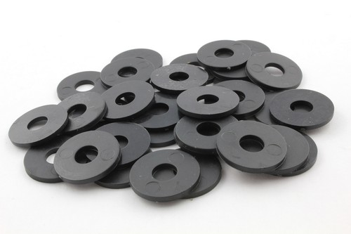 Unterlegscheibe DIN9021 groß Kunststoff | schwarz | M4 M5 M6 M8 | U ...