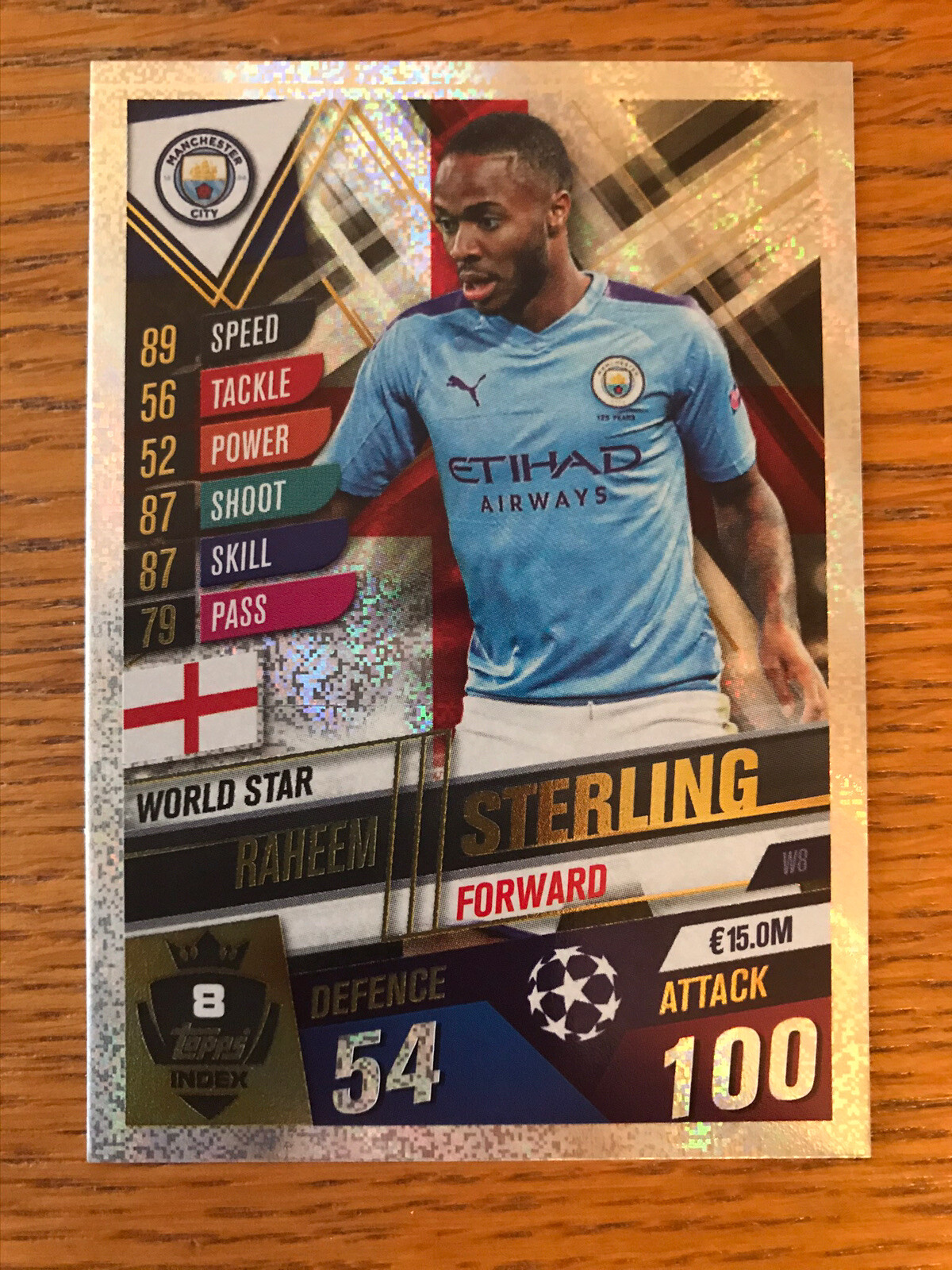 Match Attax 101 19/20 - Raheem Sterling 100 Hundred Club Card + Sticker ...