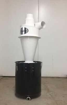 High Efficiency Patented Cyclone Dust Collector Separator 14G drum 4"in ...