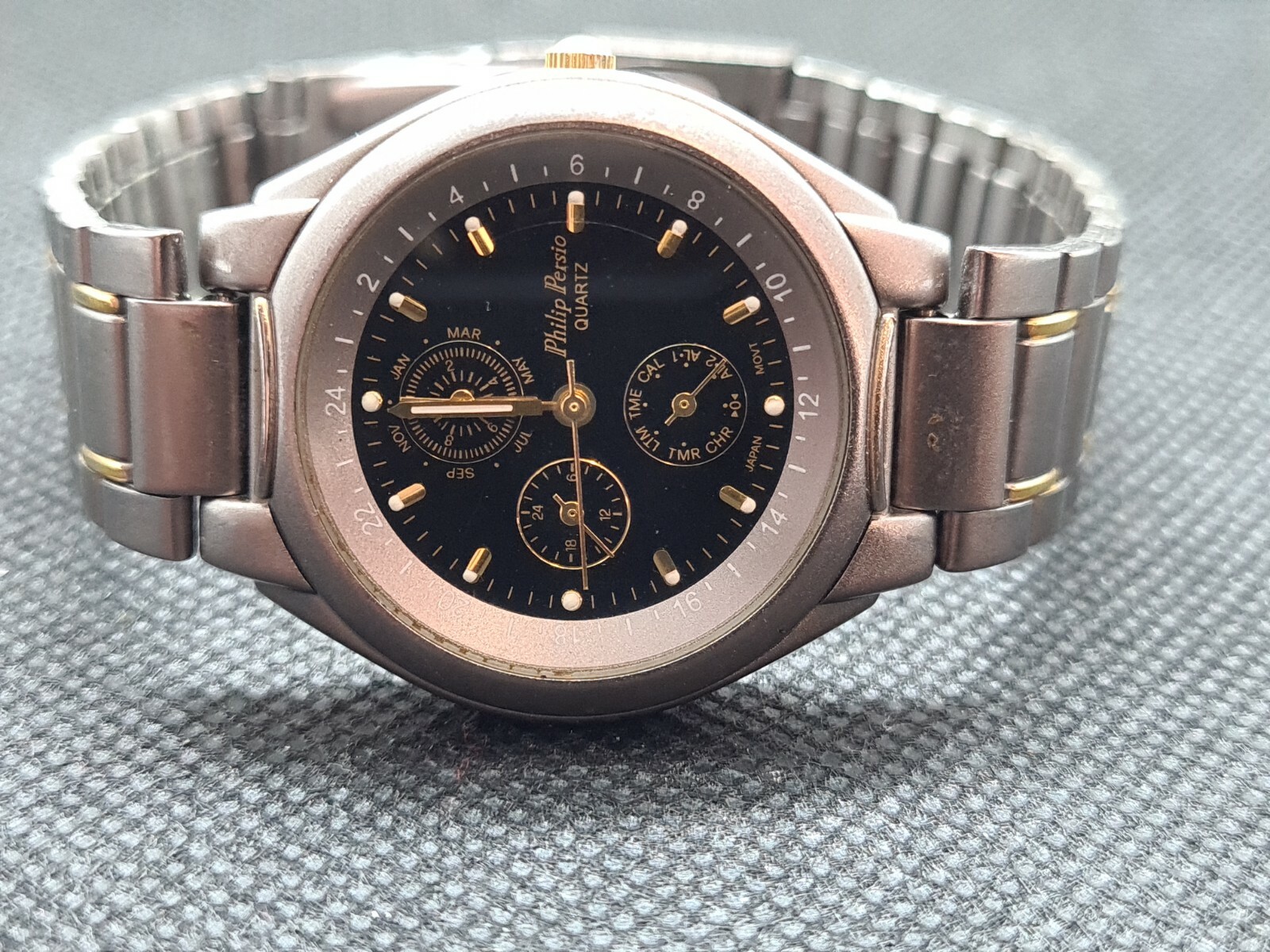 Montre Quartz Philip Persio En Titan Ref V254 | eBay