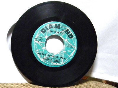 RONNIE DOVE HAPPY SUMMER DAYS / LONG AFTER 45 RPM RECORD 038 | eBay