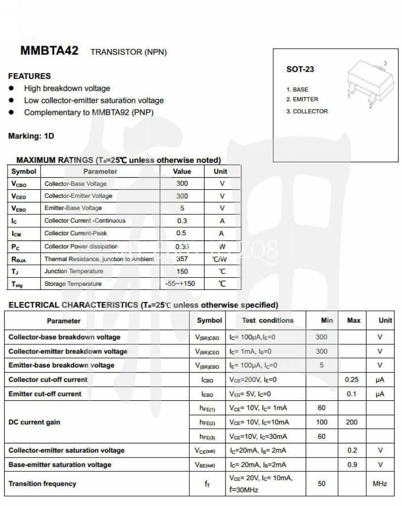 SMD Transistor SOT-23 S8050 J3Y S8550 2TY S9013 J3 S9014 J6 S9018 J8 ...