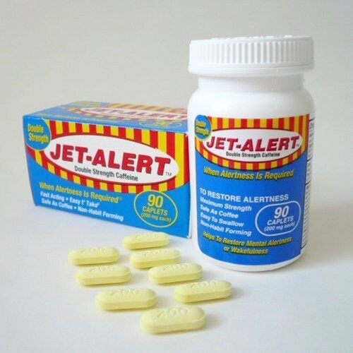 Jet Alert Double Strength Alertness Aid 200Mg Caplets 90 Each Exp: 11/ ...