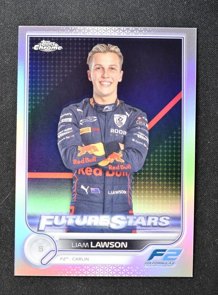 2022 Chrome Formula 1 Racing Base Refractor F2 Future Stars #81 Liam ...
