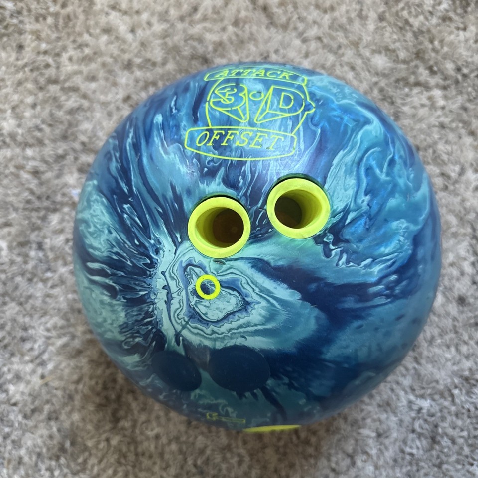 Hammer 3D Offset Attack Bowling Ball professionally drilled 12lb 15oz JPV1132D | eBay