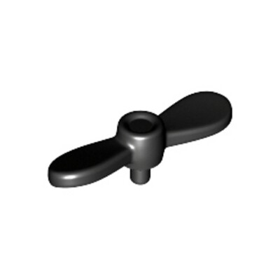 LEGO - Minifigure, Propeller 2 Blade Twisted Tiny with Pin Attachment ...