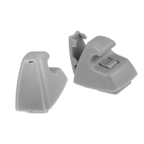 2x Gray Sun Visor Retainer Support Clip For Chevy Silverado 1500 Tahoe ...