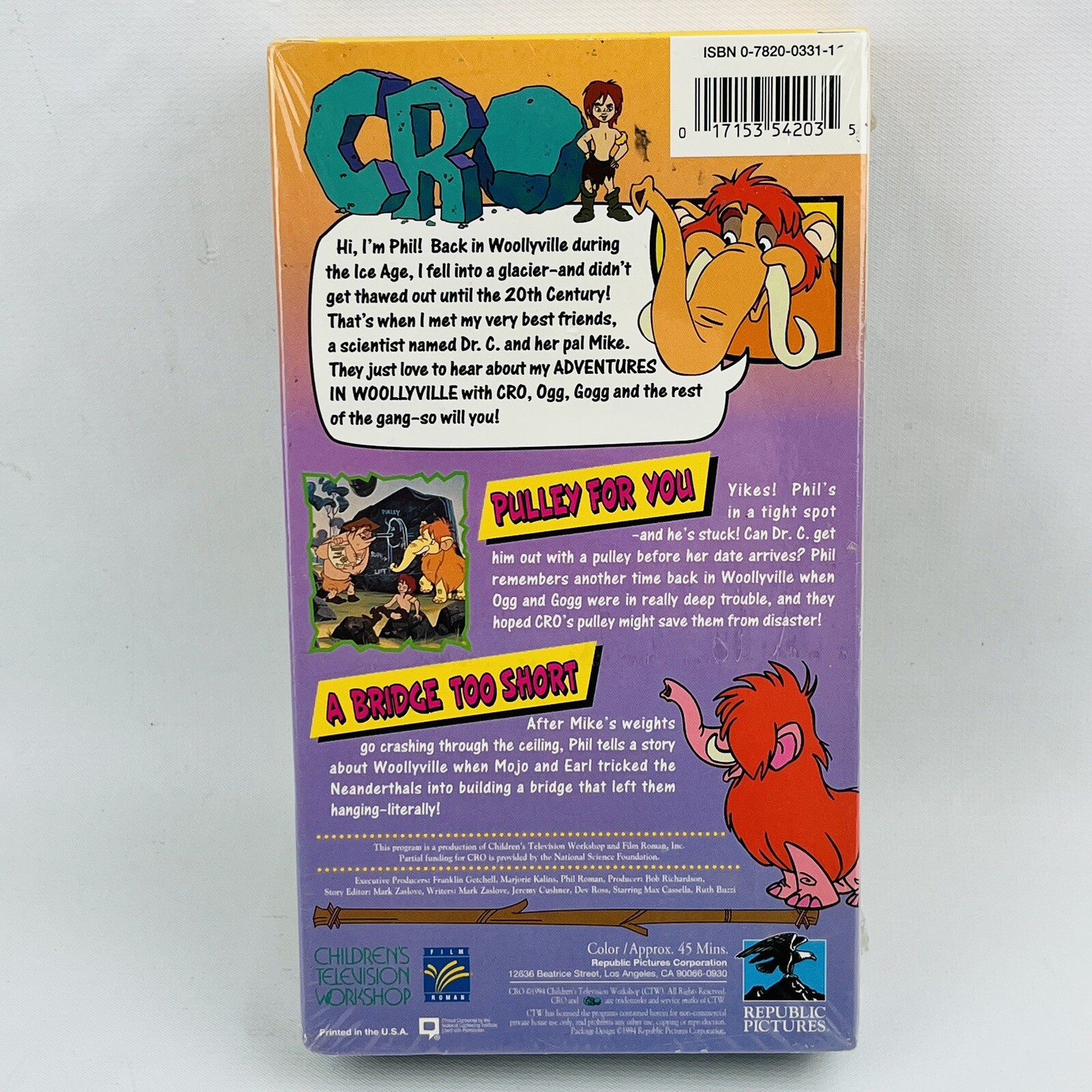 Cro - Adventures in Woolyville (VHS, 1994) for sale online | eBay