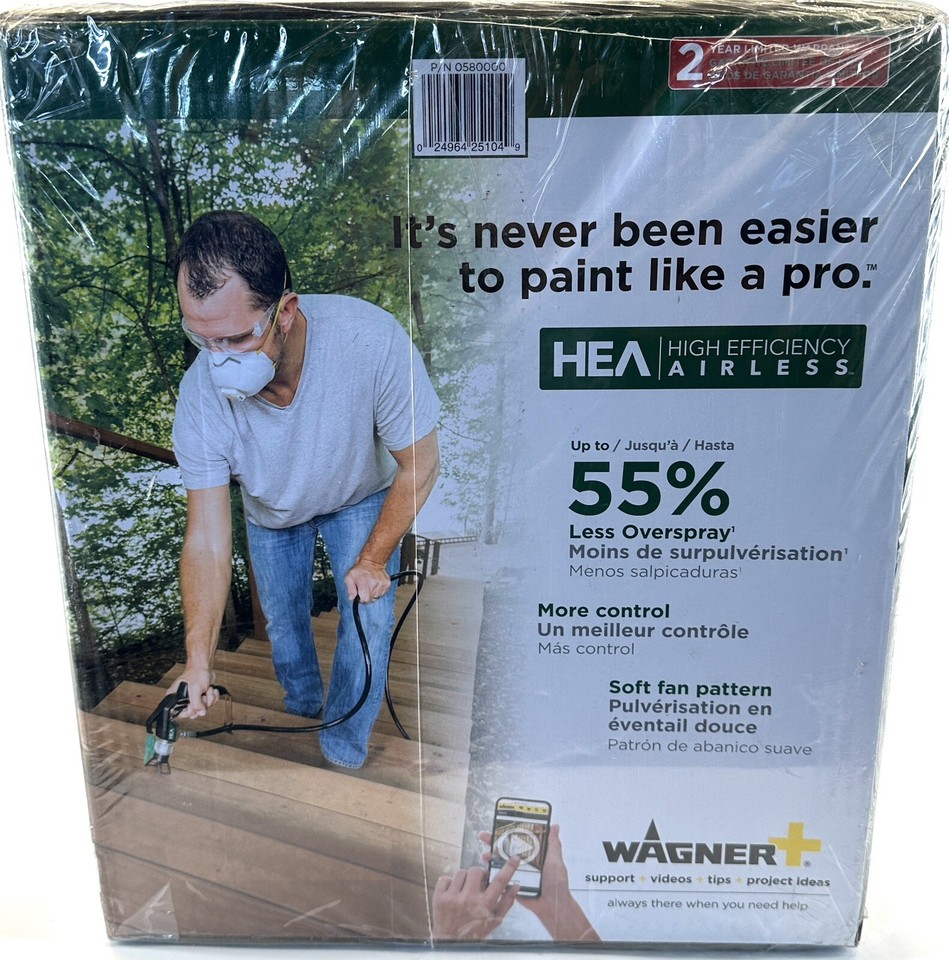 Wagner Control Pro 150 High Efficiency Airless Paint & Stain Sprayer ...