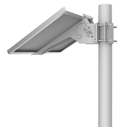 Adjustable Solar Panel Pole Mounting Bracket Rack Kit for 20W 30W Solar ...