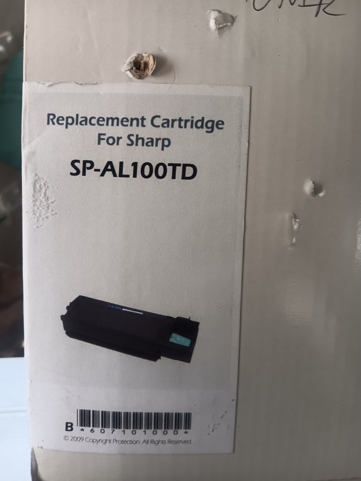 AL-100TD/AL100TD Original OEM Sharp Toner Black New | eBay