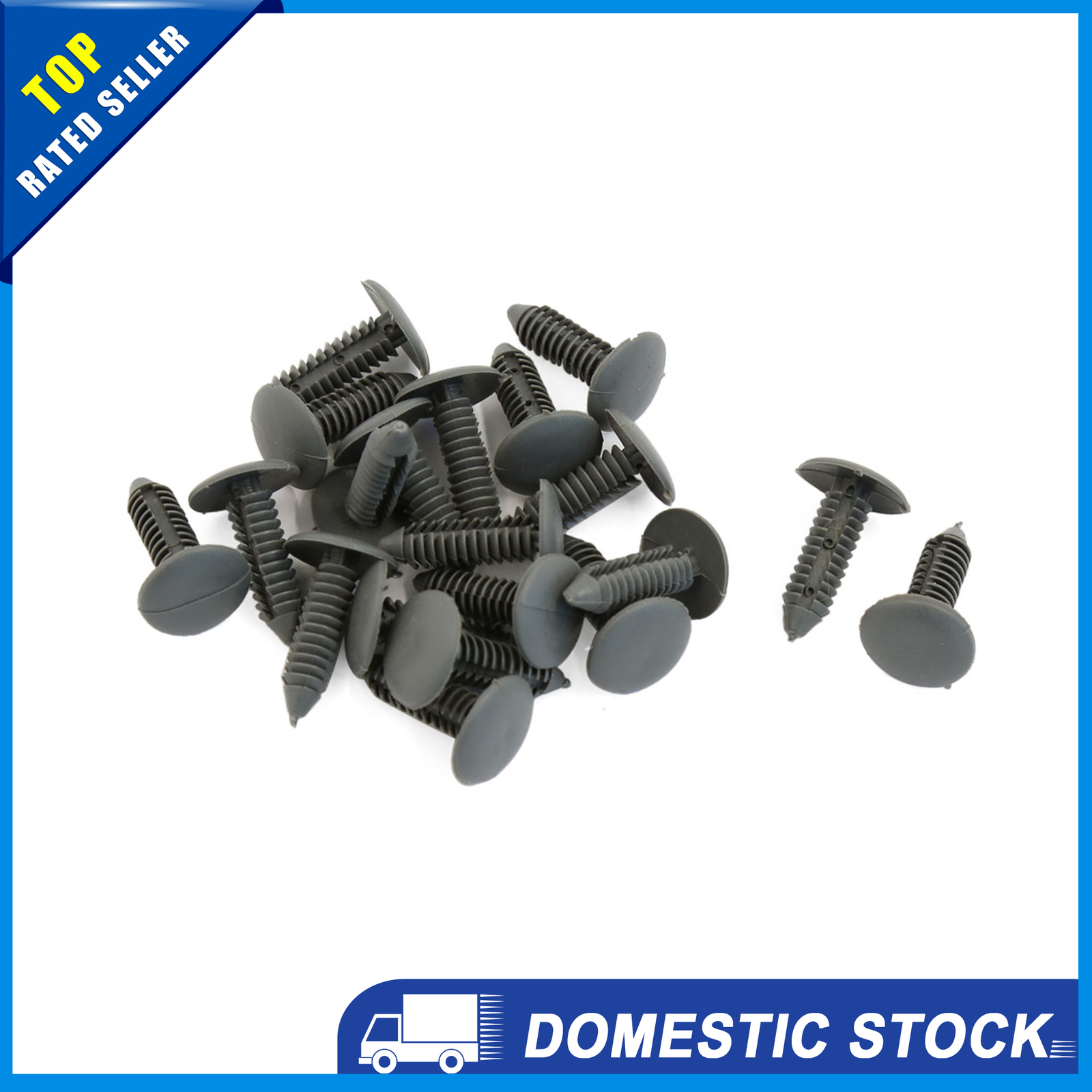 7.5mm Loch Gary Kunststoff Trim Panel Haube Matte Nieten Packung mit 20 ...