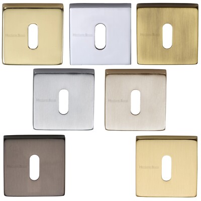 54mm Square Open Standard Keyhole Escutcheon Concealed Fix - Premium UK ...
